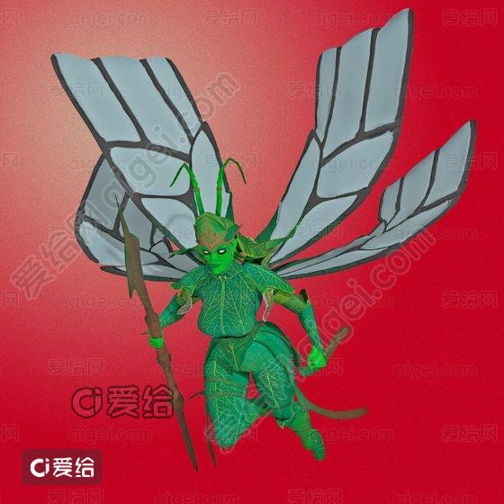 Netus Character From Kavian Alpha3D手办打印模型_stl - 3d打印模型 - 爱给网