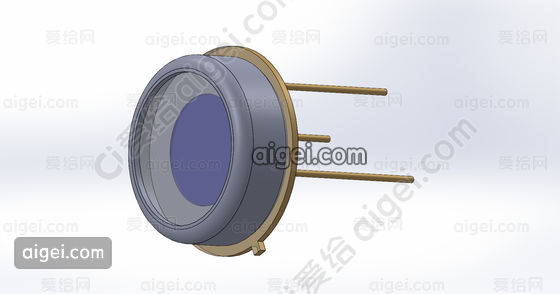 到8 光电二极管封装OSD50-e(TO8 Photo diode package OSD50-E)_sw|iges - 3d模型_免费下载 ...