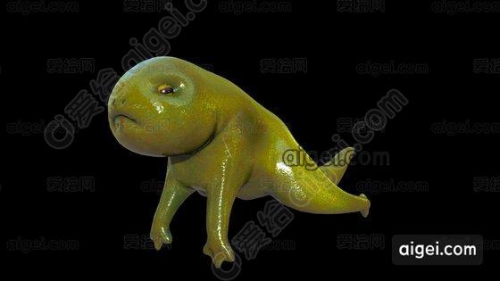 异形蝌蚪(Alien Tadpole)_fbx|gltf - 3d模型_免费下载 - 爱给网