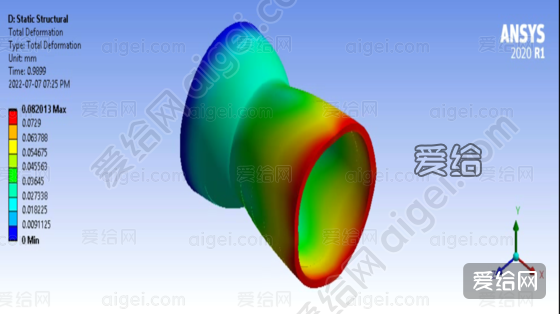 基于Ansys Workbench的火箭喷管仿真(Rocket Nozzle Simulation with Ansys Workbench)_sw|stp - 3d模型_免费下载 - 爱给网