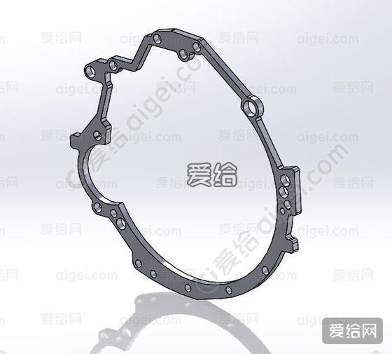 01E奥迪变速器螺栓型式(01E Audi transmission bolt pattern)_sw|stp - 3d模型_免费下载 - 爱给网