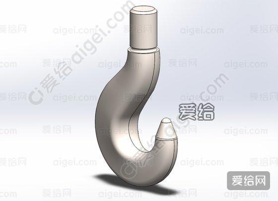 钩子21(hook 21)_sw - 3d模型 - 爱给网