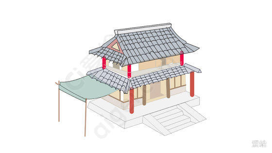 房子_图片 - 图库 - 爱给网