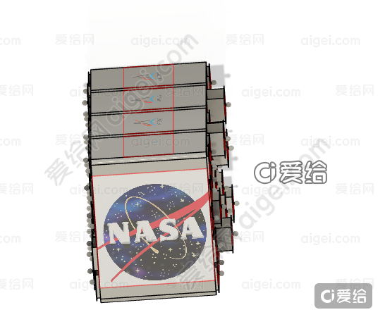 集装箱码头(CTB- CONTAINER)_stl|stp - 3d模型_免费下载 - 爱给网