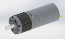 直流电机PG28 行星齿轮传动(DC motor PG 28 Planetary Geared)_sw - 3d模型 - 爱给网