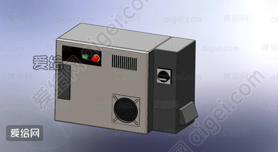 Fanuc系统R-30iA伴侣(Fanuc System R-30iA Mate)_stp - 3d模型 - 爱给网