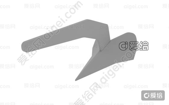 三角洲锚3三维模型(Delta anchor 3D model)_blend|rhino|stl|obj - 3d模型_免费下载 - 爱给网